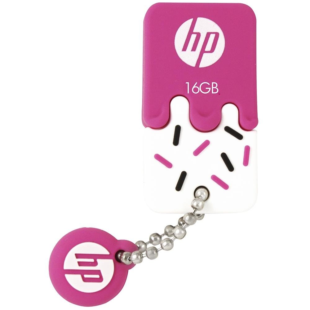 Pen drive HP Mini V178P, 16GB, USB 2.0, Rosa - HPFD178P-16