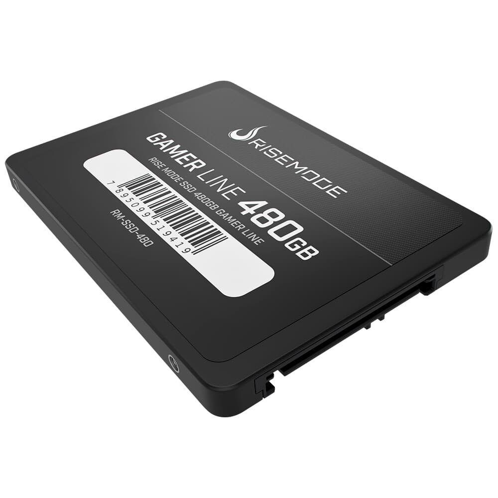 SSD 480 GB Rise Mode Gamer Line, SATA, Leitura: 535MB/s e Gravação ...