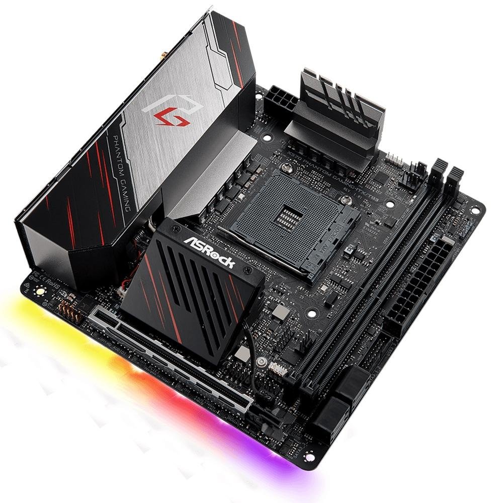 Placa-Mãe ASRock X570 Phantom Gaming ITX/TB3, AMD AM4, Mini-ITX, DDR4 ...