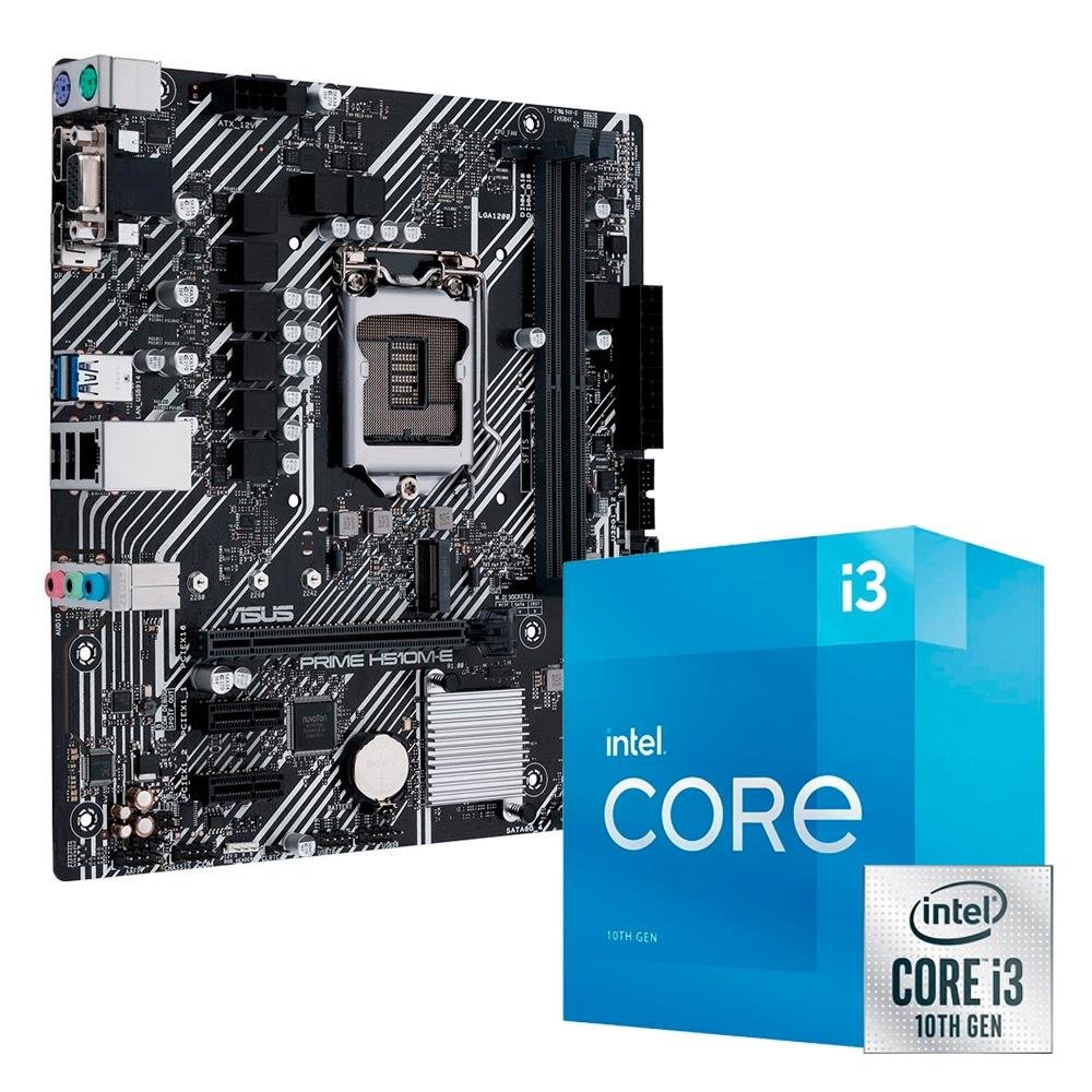 Kit Processador Intel Core i3-10105F, Cache 6MB, 3.7GHz (4.4GHz Max ...