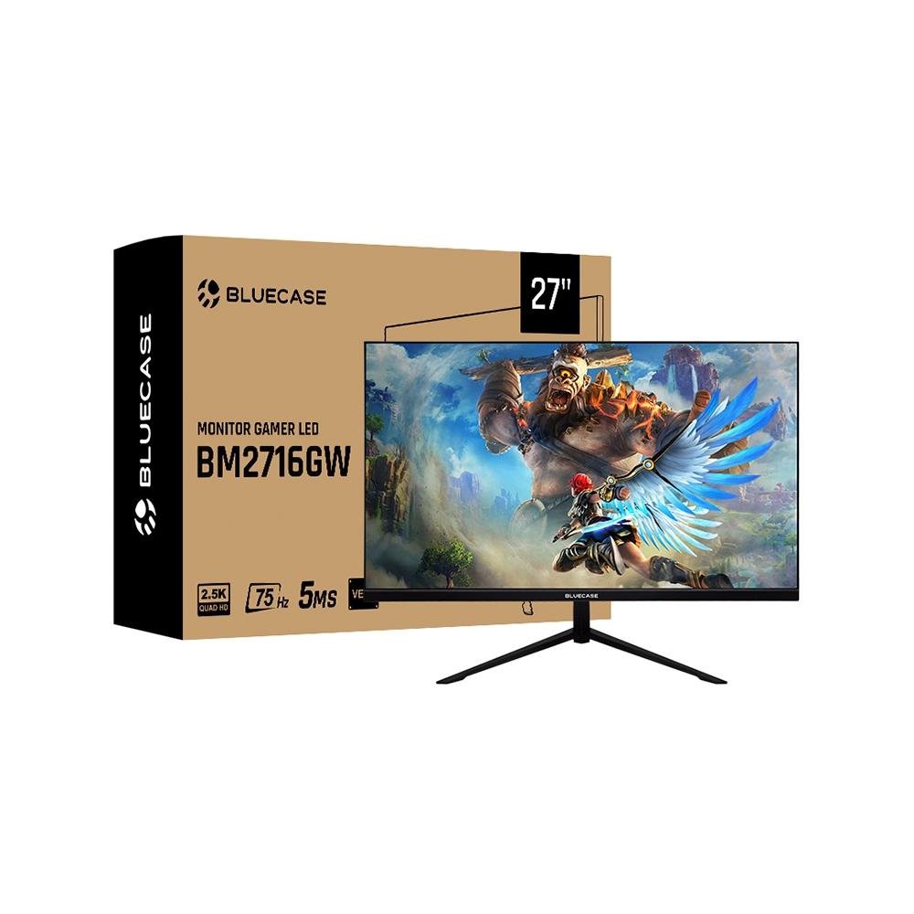 Monitor Gamer Curvo Bluecase LED 27| KaBuM!