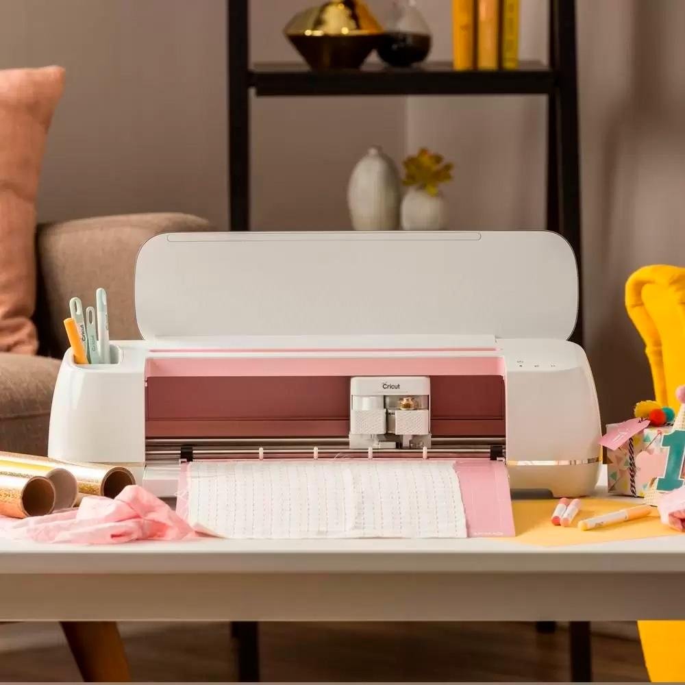 Plotter de Corte Cricut Maker + Curso Online, Sem Fio, Bluetooth, Bivolt, Rose