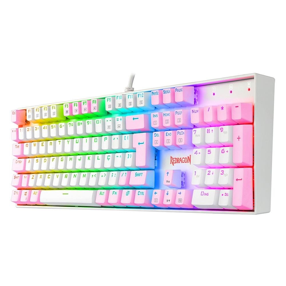Teclado Mecânico Gamer Redragon Mitra RGB | KaBuM!