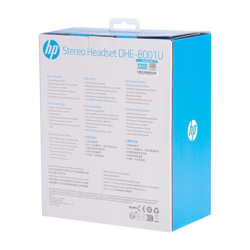 Headset Gamer HP DHE-8001, LED Azul | KaBuM!