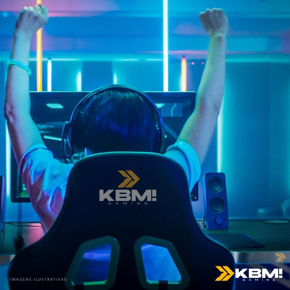 Mesa Gamer KBM! GAMING DG100 Preto E Azul | KaBuM!