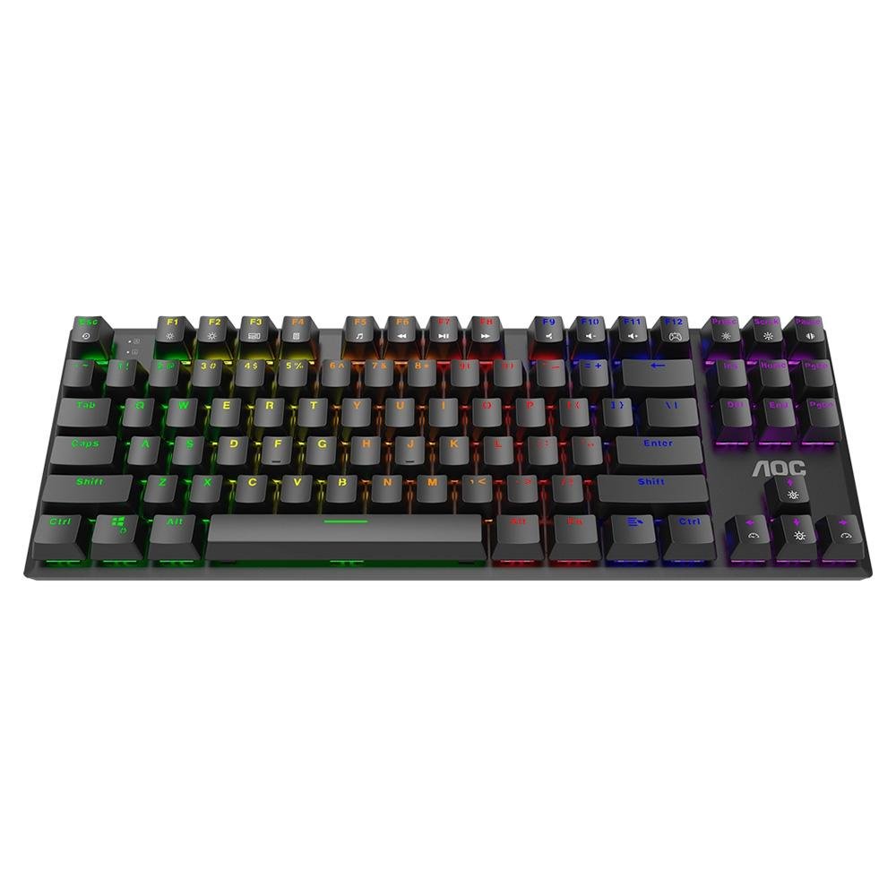 Teclado Mecânico Gamer AOC GK450, LED | KaBuM!