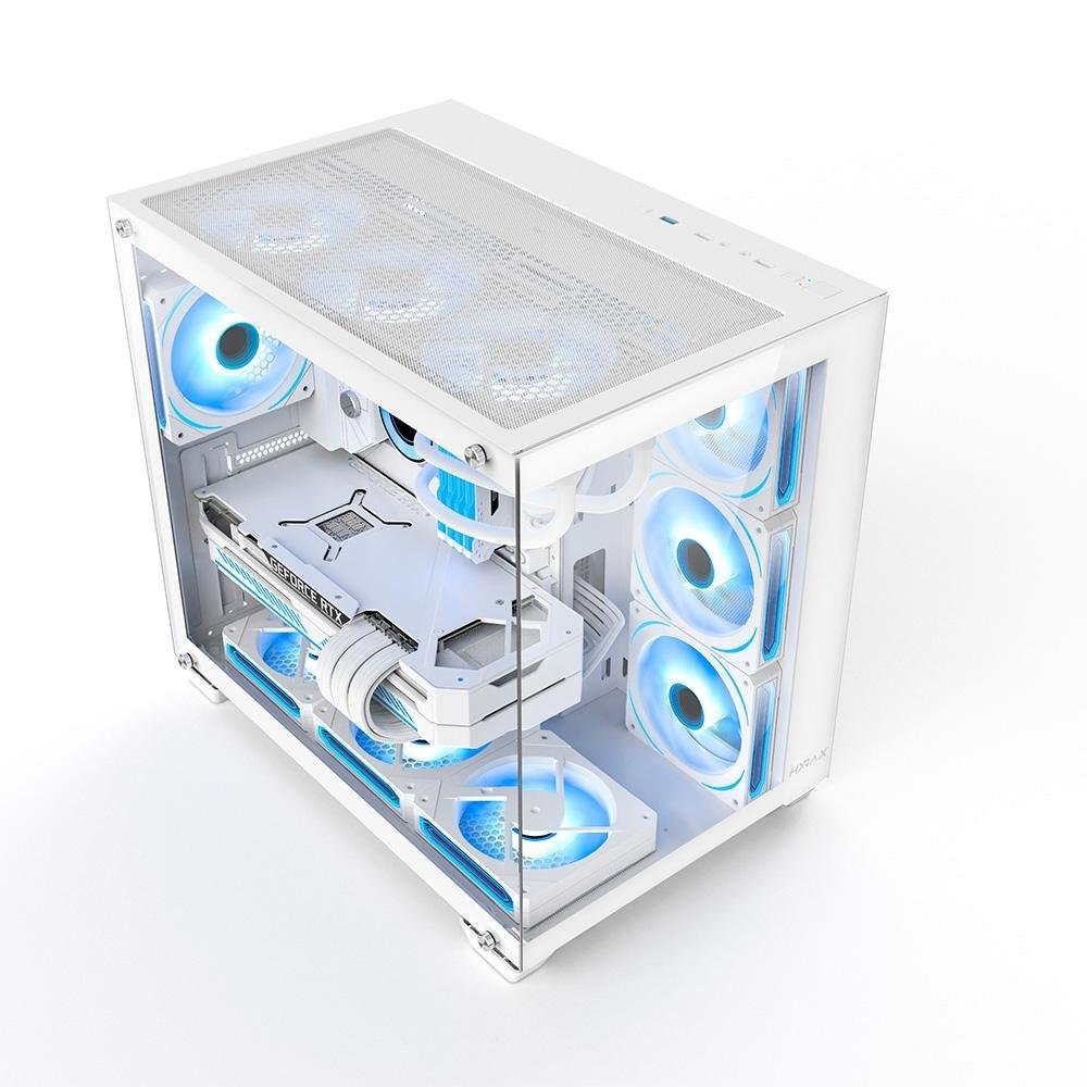 Gabinete Gamer Hyrax HGB740 Branco | KaBuM