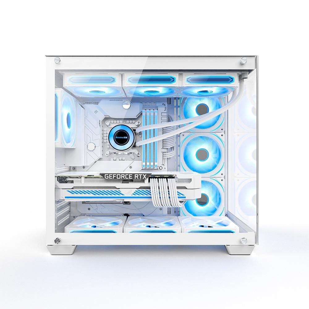 Gabinete Gamer Hyrax HGB740 Branco | KaBuM