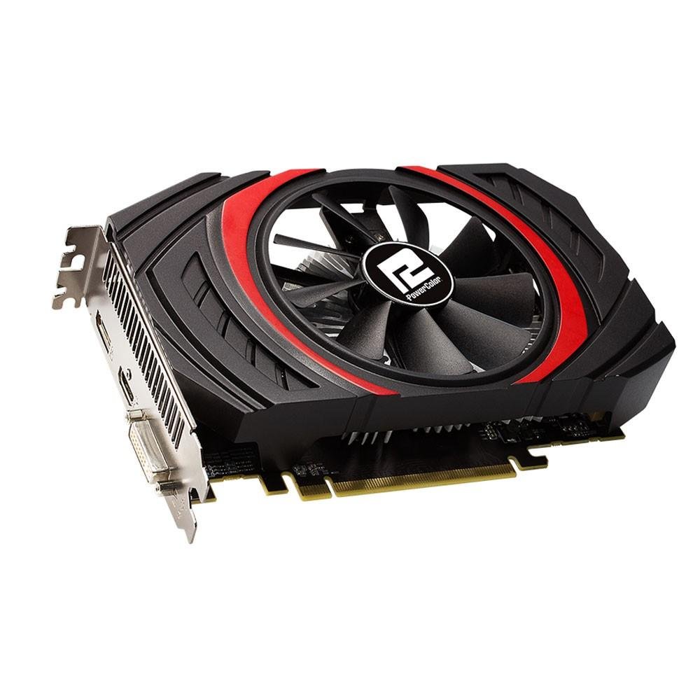 Placa de Video VGA PowerColor AMD Radeon R7 360 2GB DDR5 2GBD5-DHE/OC