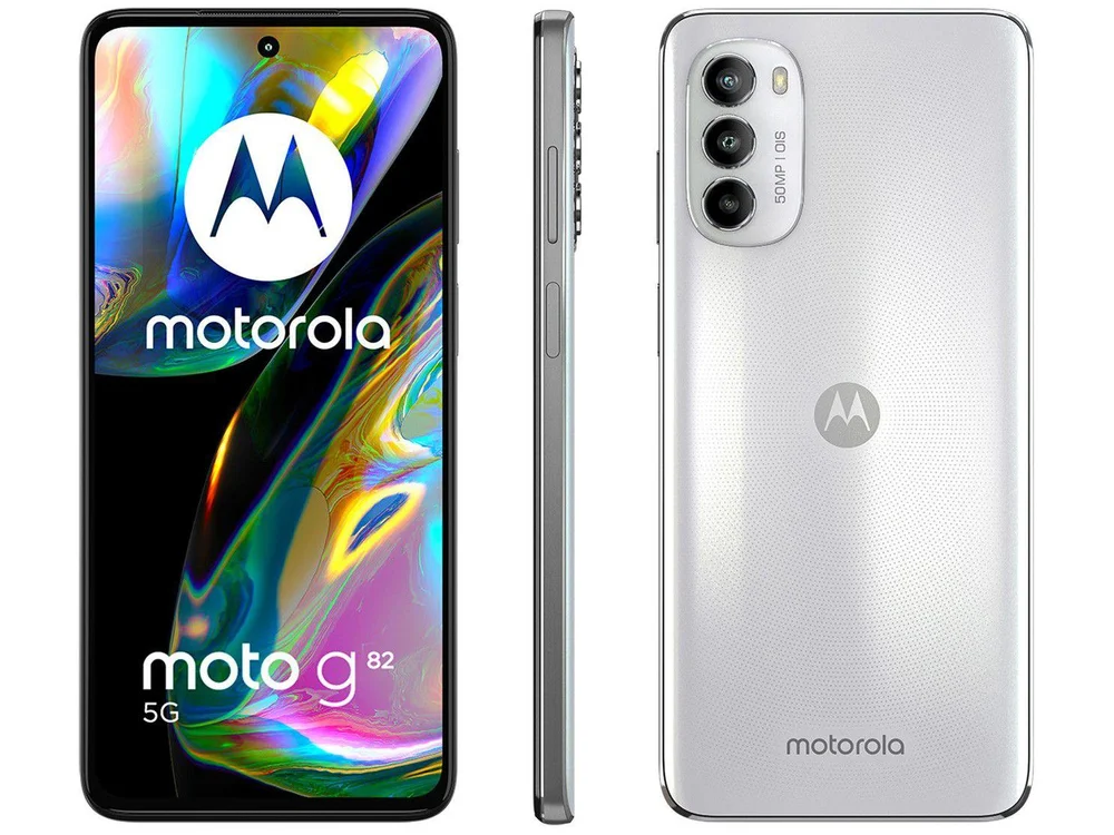 Smartphone Motorola Moto G82 128GB Branco 5G Octa-