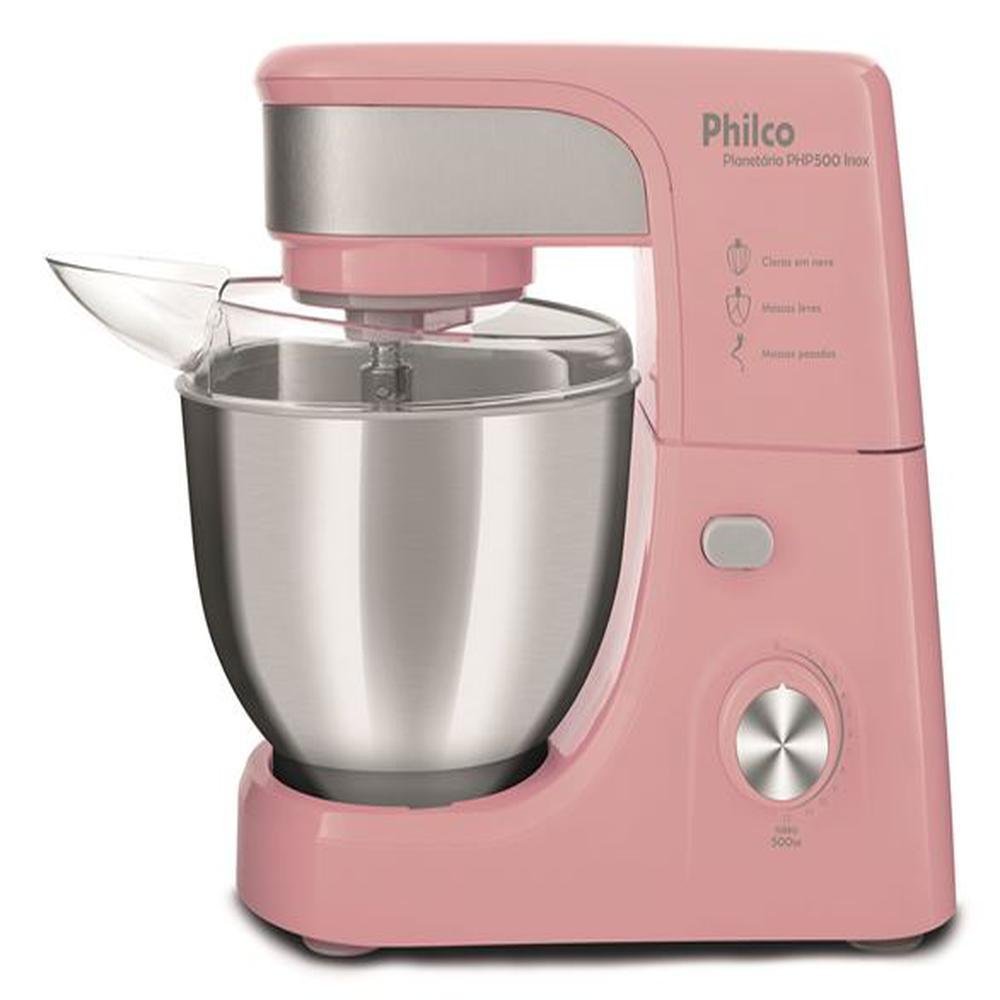 Batedeira Planetária Philco PHP500 Turbo Inox