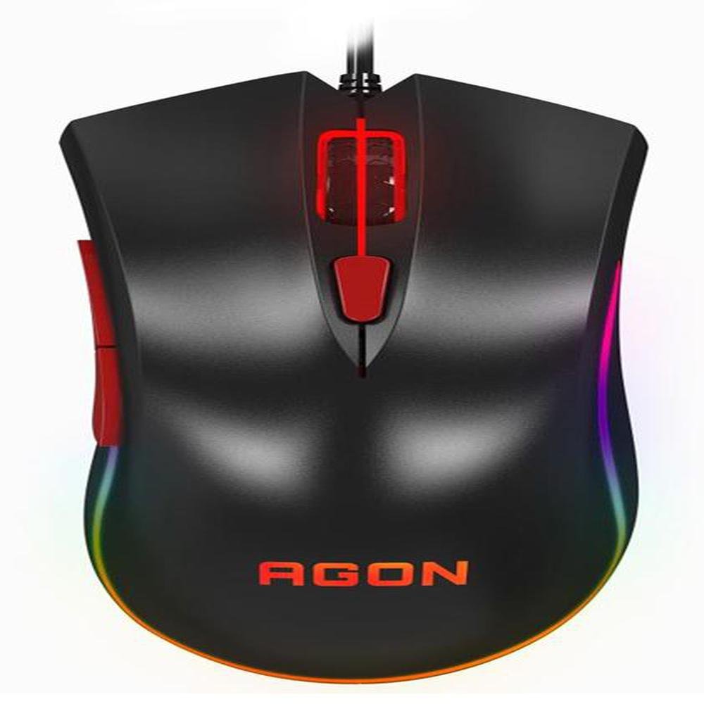 Mouse Gamer, Aoc Agon - 4000dpi - 6 Botões Programáveis | KaBuM!