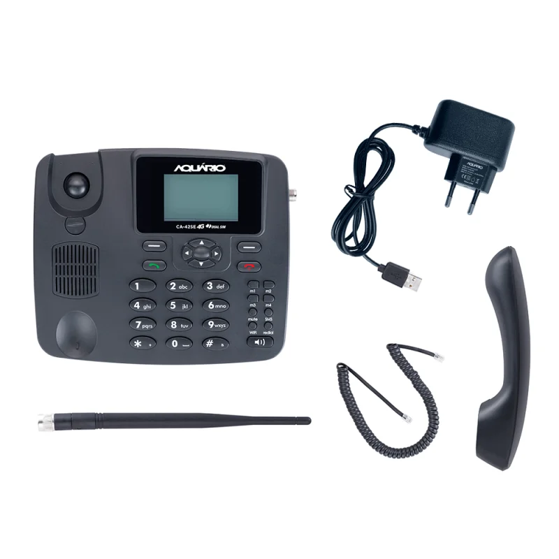 Telefone Celular Fixo Mesa Wifi Dual Sim 700 850