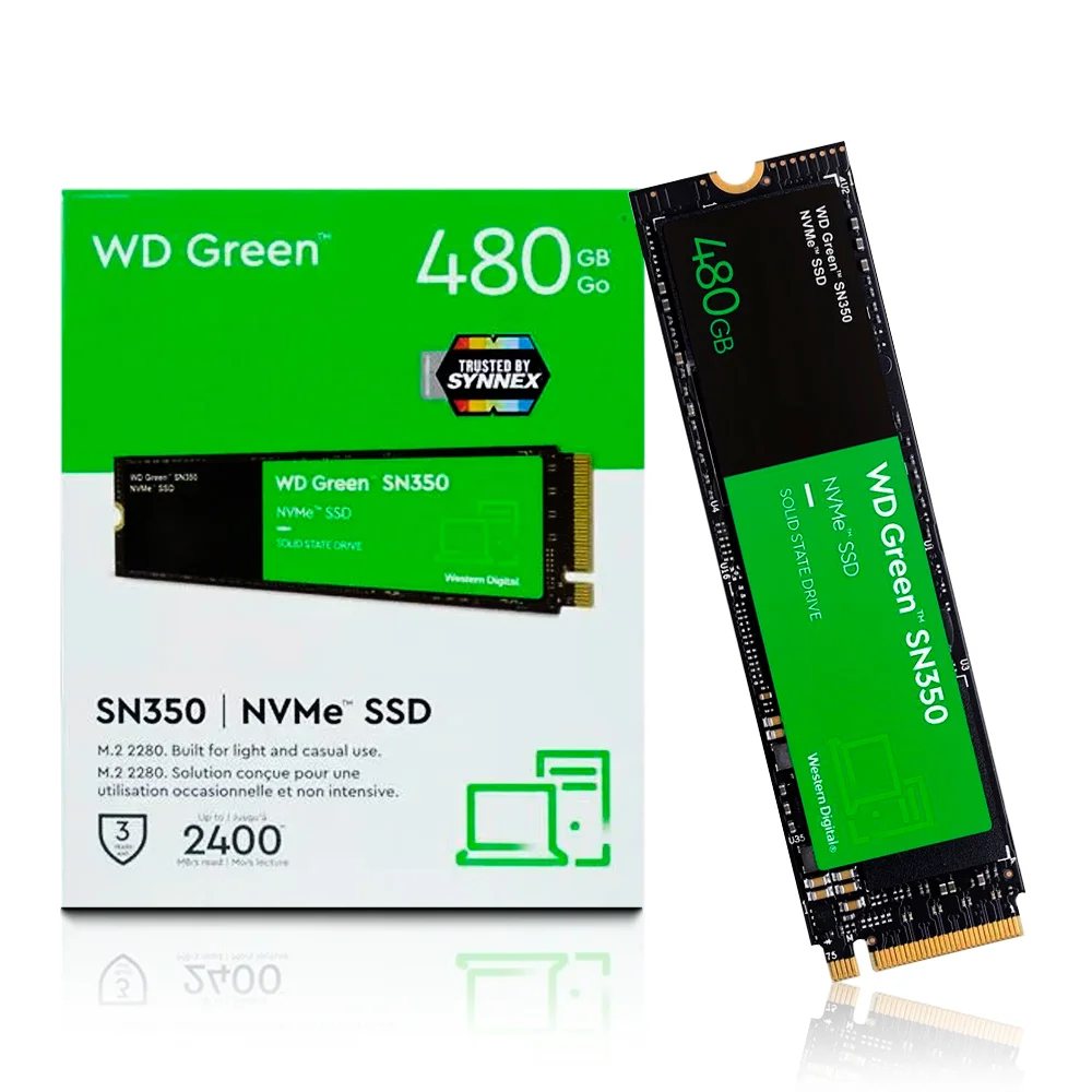 SSD 480GB M2 NVMe Western Digital KaBuM