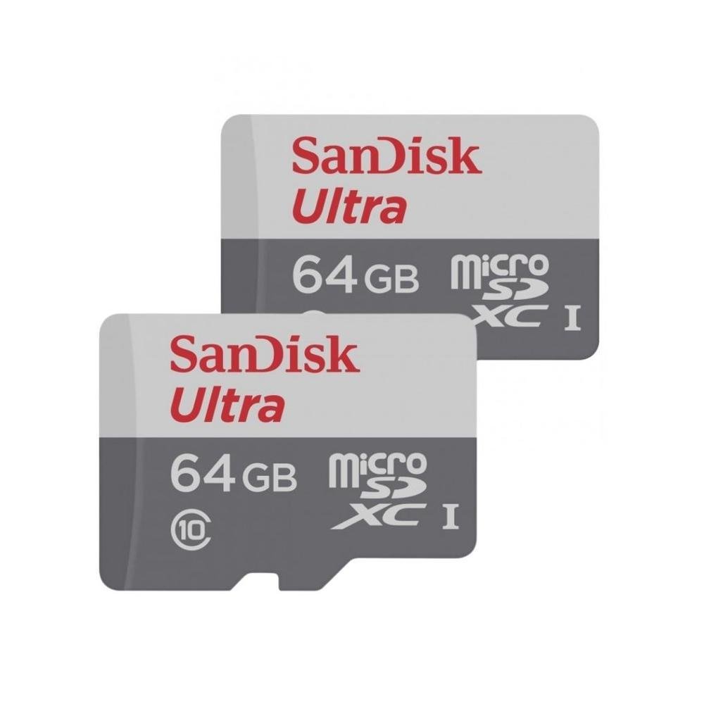 Kit 2 Cartão De Memória Sandisk Ultra Micro SD | KaBuM!