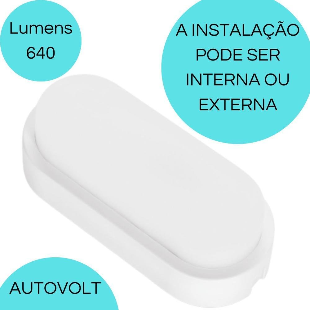 Kit 9 Arandela G-light Tartaruga Led 8w 15w | KaBuM!