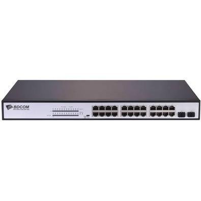 Switch BDCOM s1000 24 Portas + 2 Sfp - S1526e | KaBuM!