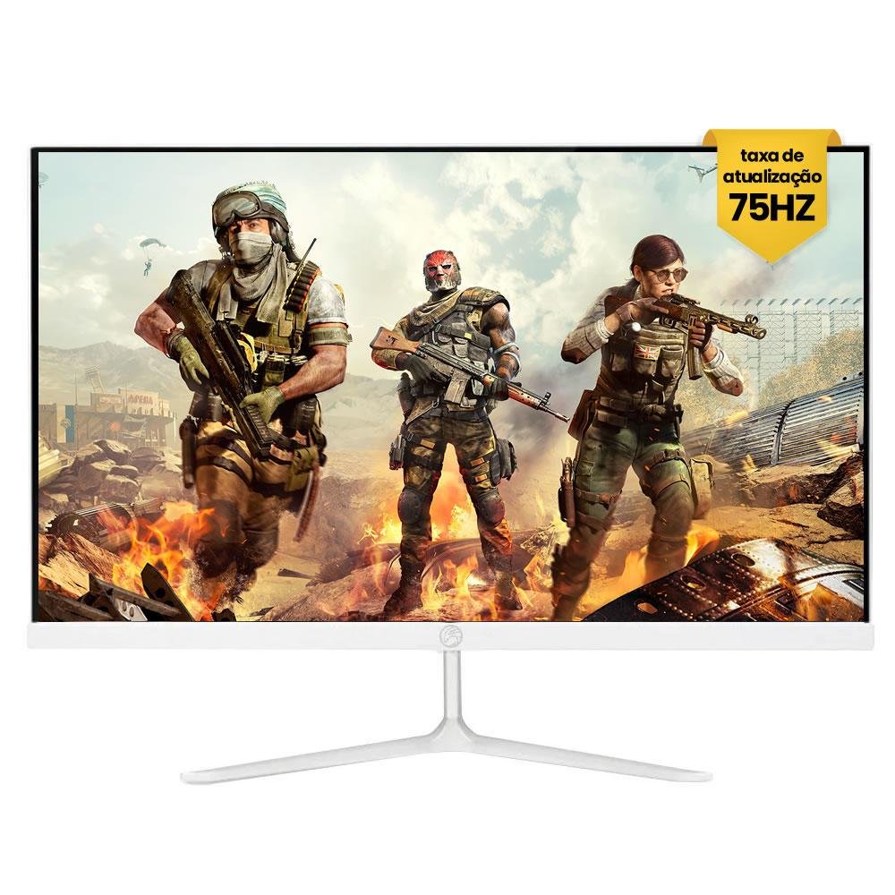 Monitor Brazilpc 238 FHD LED IPS 75Hz Curvo KaBuM