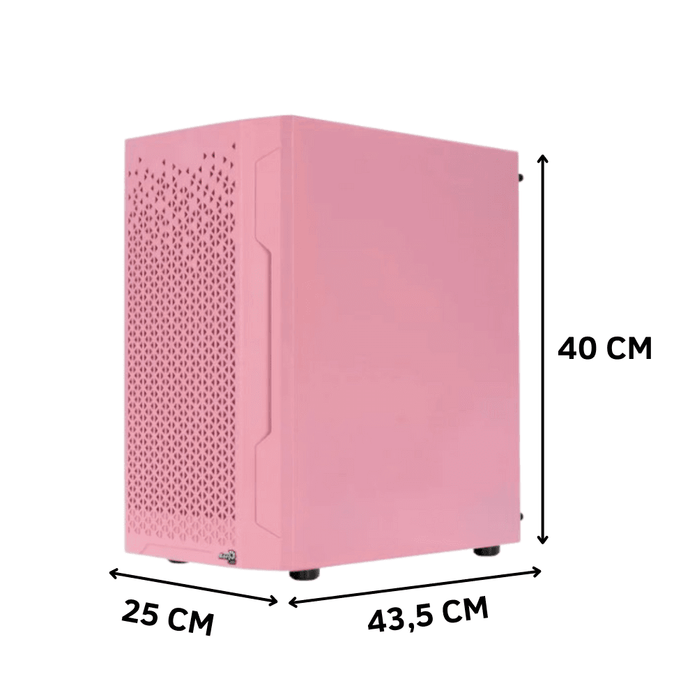 PC Gamer Rosa I7 34ghz 16GB SSD 480GB Fonte 500w