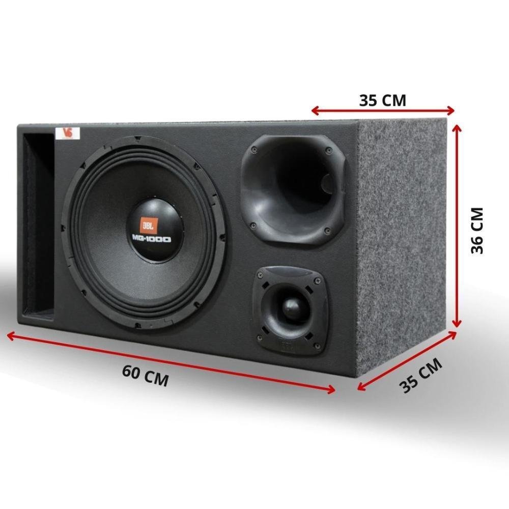 Caixa Trio 12 Polegadas, 100% Jbl 12mg1000 | KaBuM!