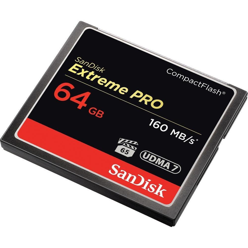 Cartão Sandisk Extreme Pro Compact Flash 64GB | KaBuM!