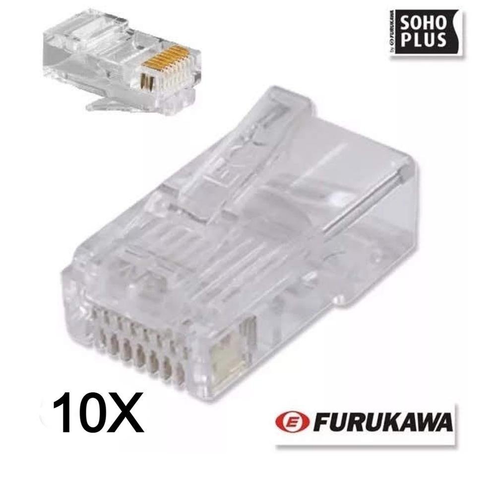 Cabo 10m 10 Conectores Rj45 Cat5e Azul KaBuM