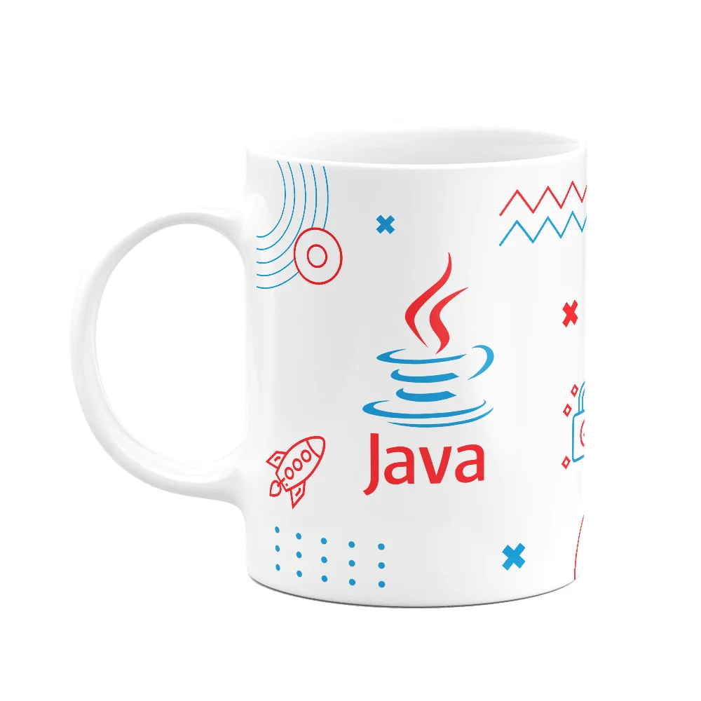 Caneca Dev New Mug Java Branca KaBuM
