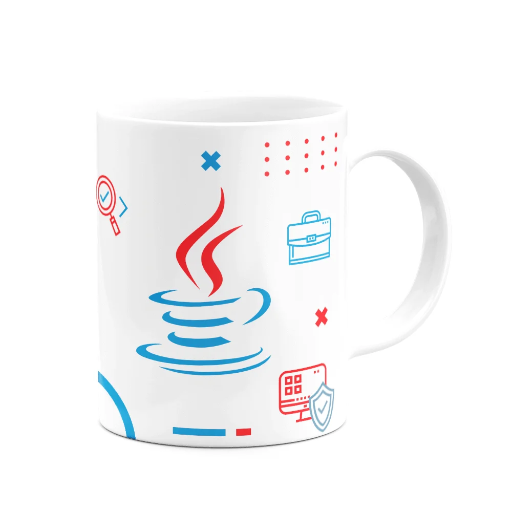 Caneca Dev New Mug Java Branca KaBuM