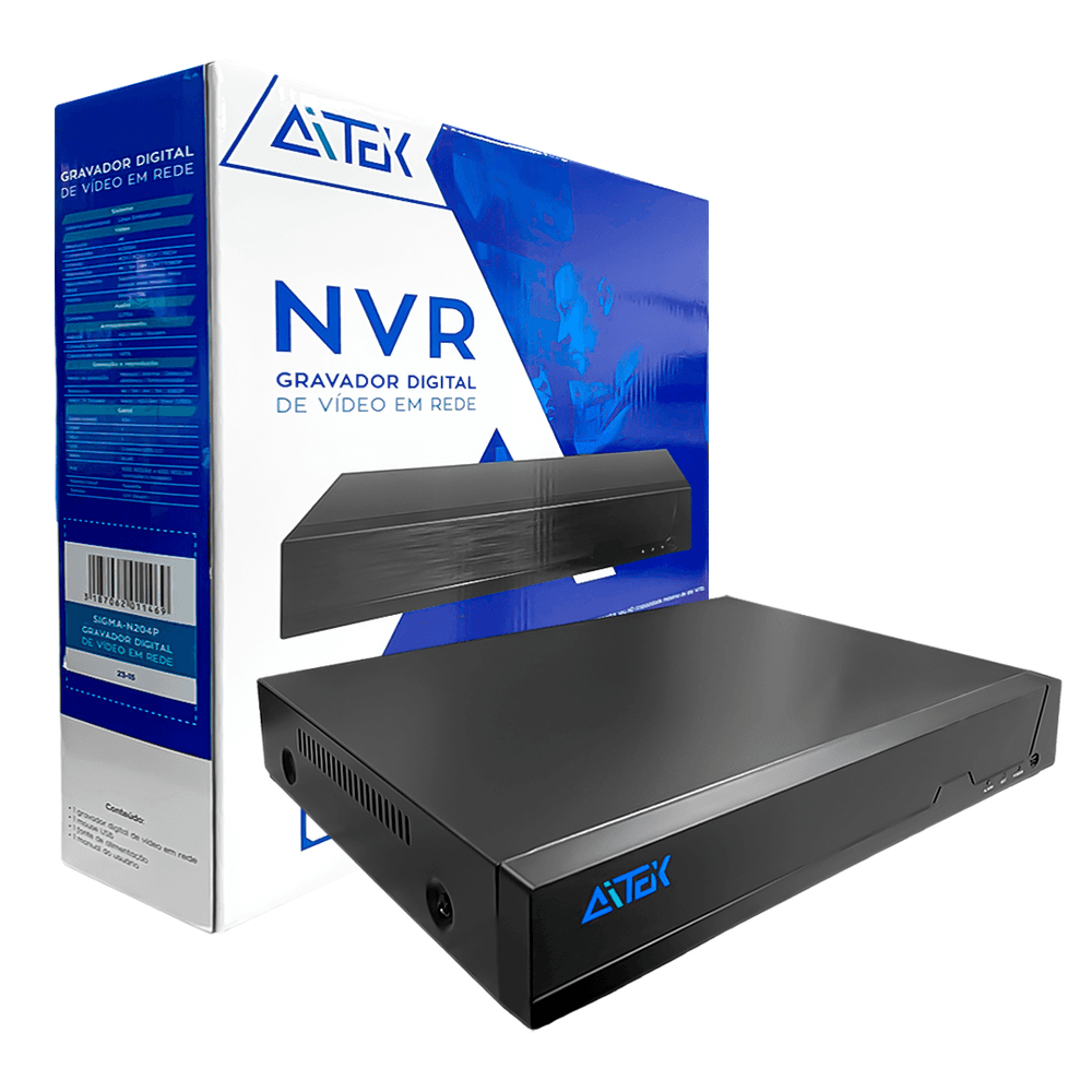 Nvr Gravador Segurança Vídeo Digital KaBuM