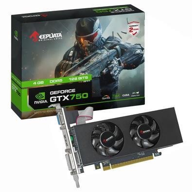Placa De Vídeo Keepdata Geforce GTX750 4GB KaBuM